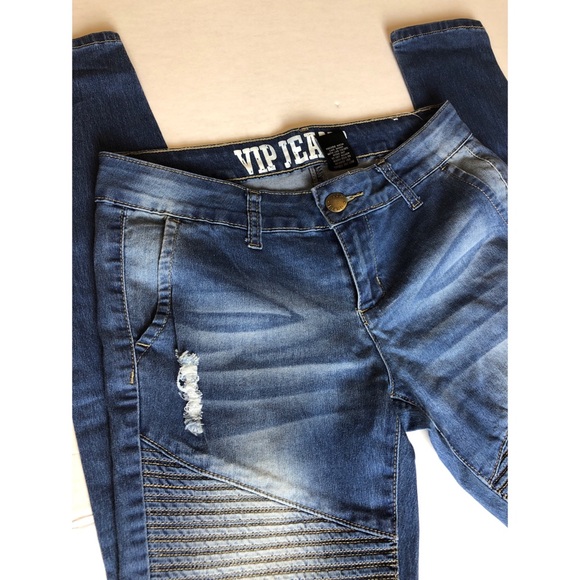 VIP | Pants & Jumpsuits | Long Skinny Jeans Vip Color Blue Size 78 ...